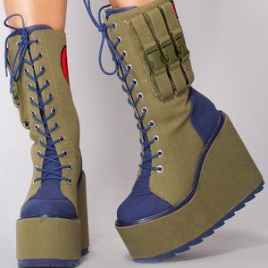 YRU | Shoes | Yru X Naruto Dune Kakashi Cosplay Platform Boots | Poshmark